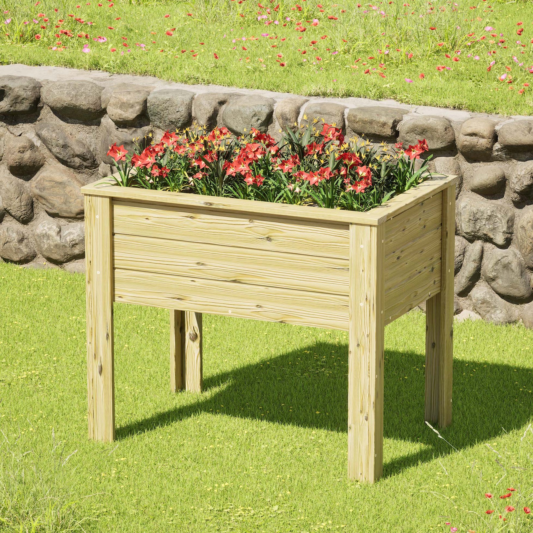 OG Deep Raised Garden Planter (1m Wide) – OutdoorGardens