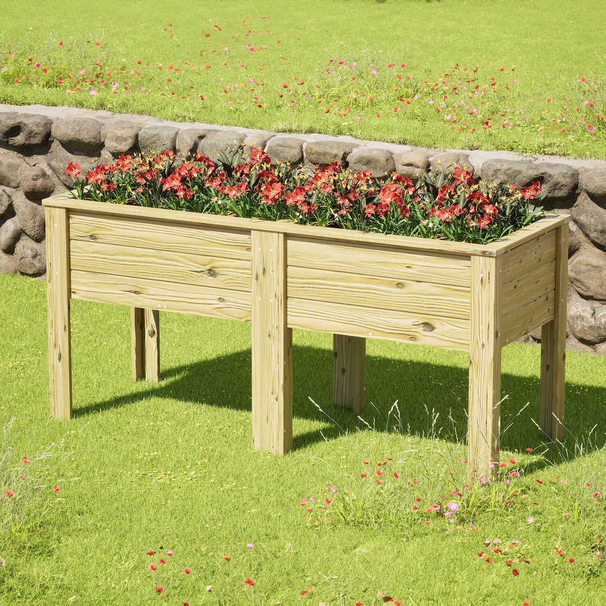 OG Deep Raised Garden Planter (1m Wide) – OutdoorGardens