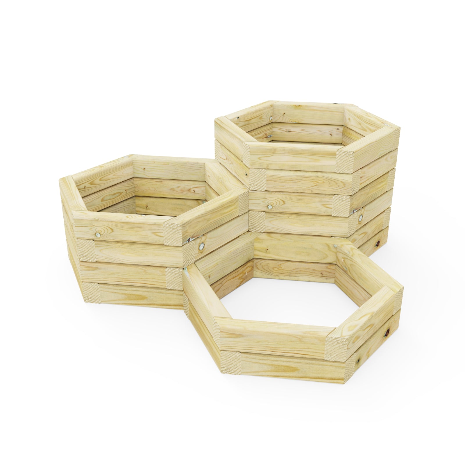 OG Hexagonal Garden Planter - 600mm – OutdoorGardens